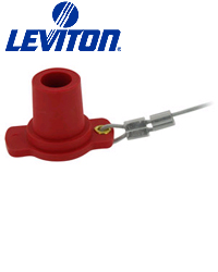 Leviton Single Pole Cam Type Protective Cap Male 16 Series Taper Nose ...
