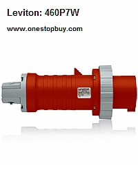 Leviton Pin & Sleeve Plug 60 Amp 480 Volt 3-Phase 3P 4W NA-Rated - Red ...