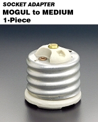 Leviton Mogul-Medium Base Adapter - 8681